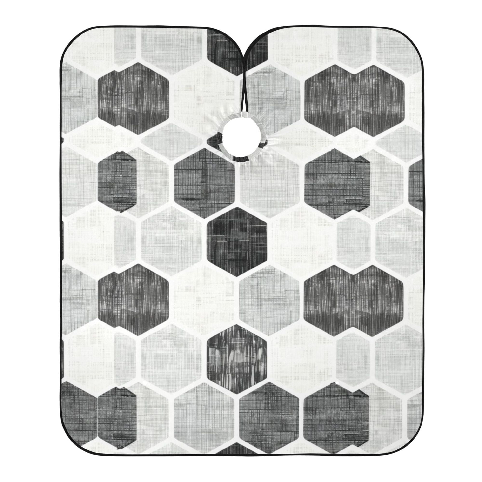 JSTEL Geometric Hexagons Honeycomb Waterproof Barber Cape for Men Women ...