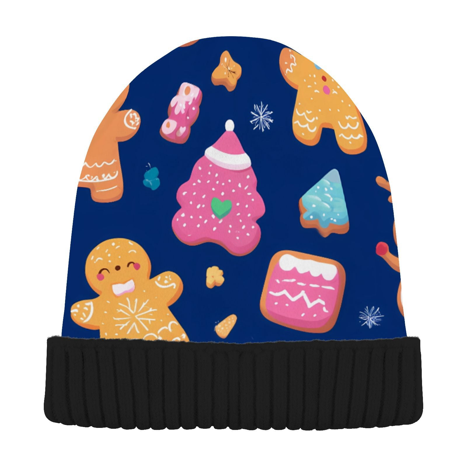 JSTEL Gingerbread Snowman Christmas Beanie for Women Men Winter Hat ...