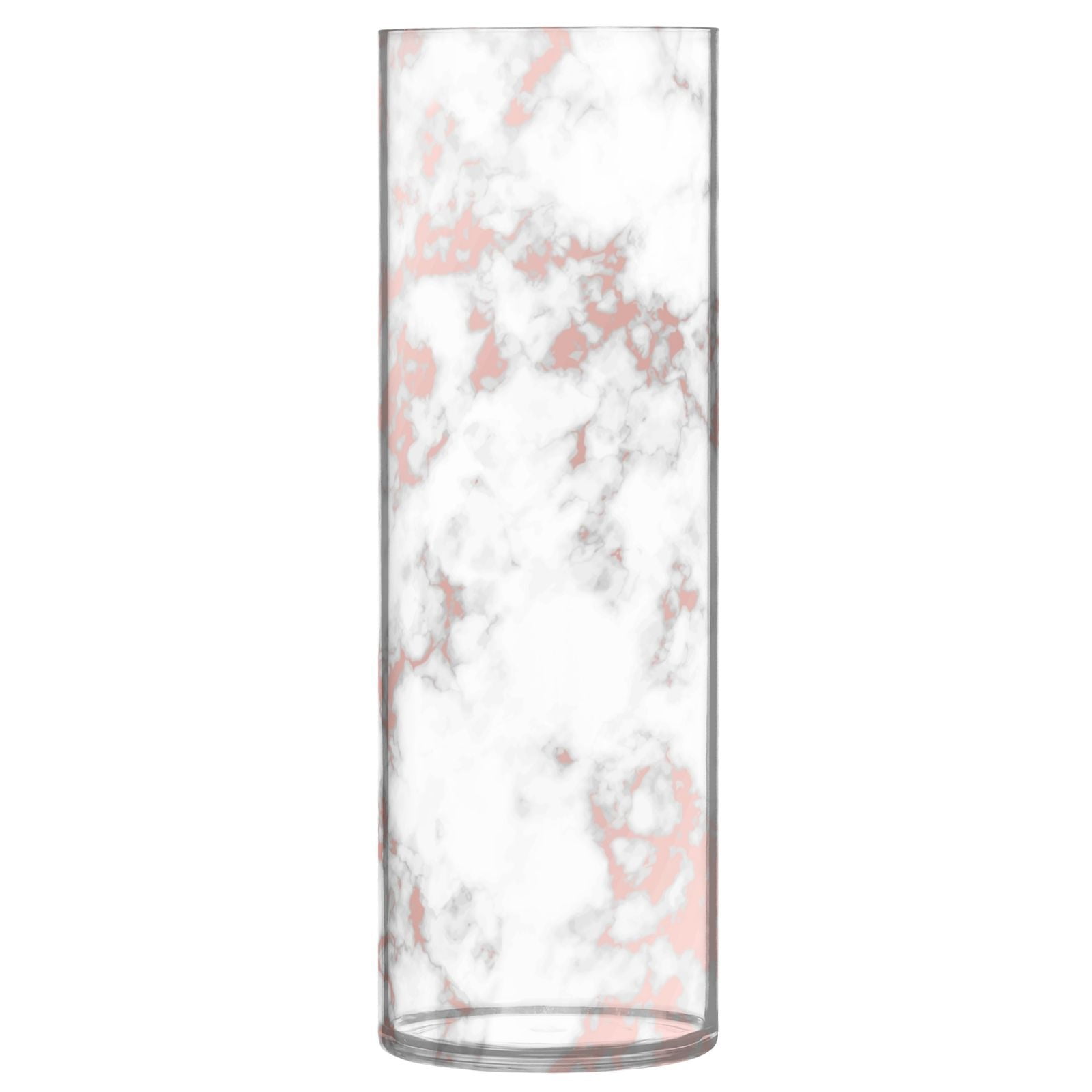 JSTEL Gold and White Marble Flower Vase Decorative Floreros for Home ...