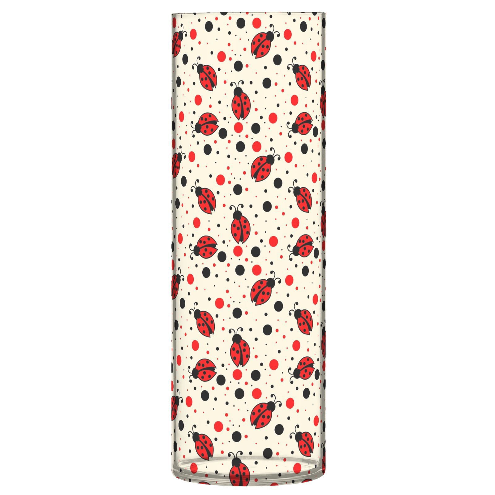 JSTEL Ladybugs Polka Dot Flower Vase Decorative Floreros for Home Decor ...