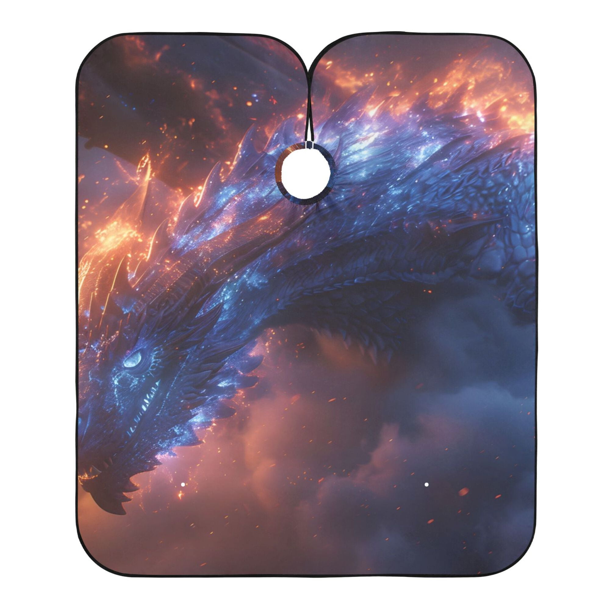 JSTEL Magic Dragon Waterproof Barber Cape for Men Women Beard Shaving ...
