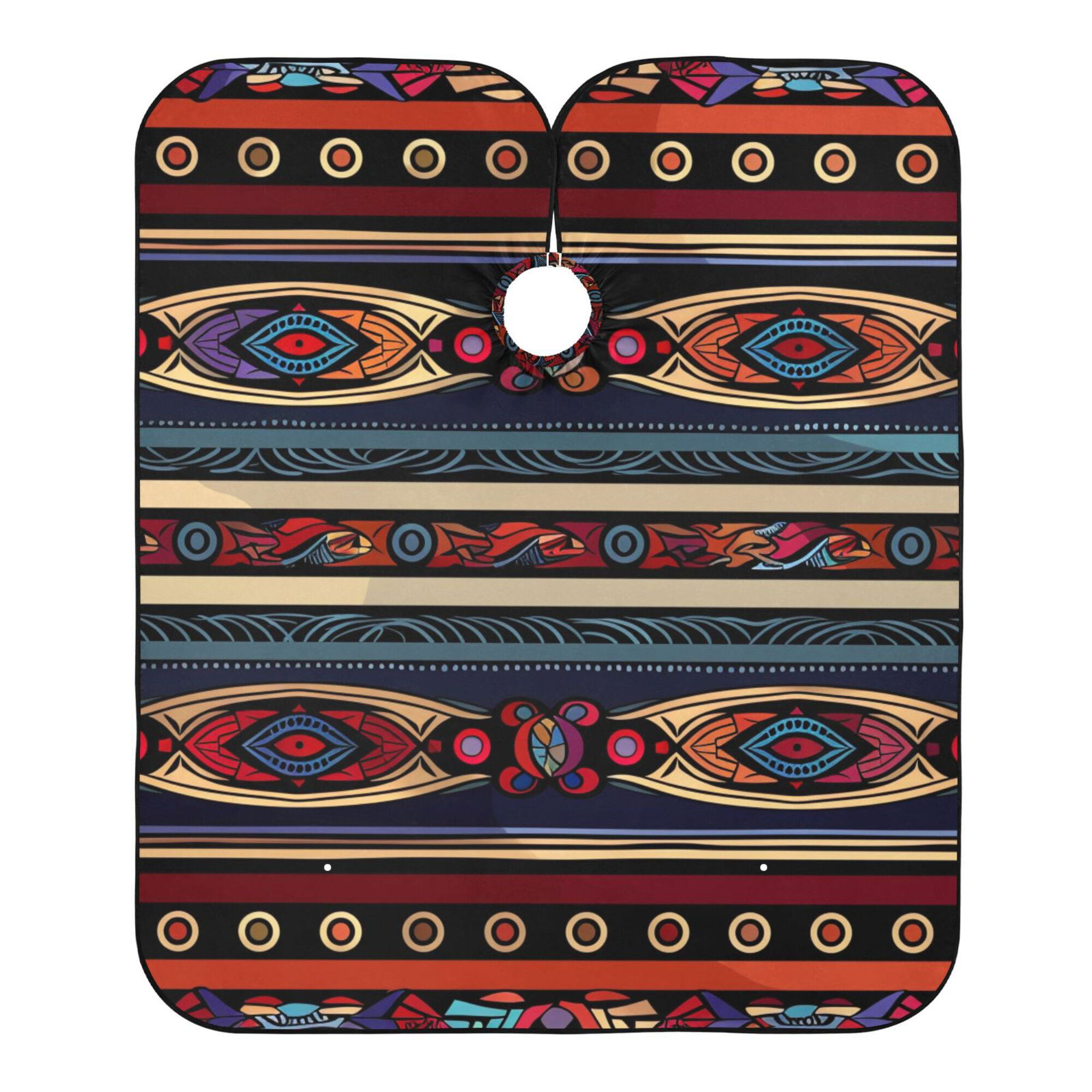 JSTEL Nationalism Stripes Tribal Style Waterproof Barber Cape for Men ...