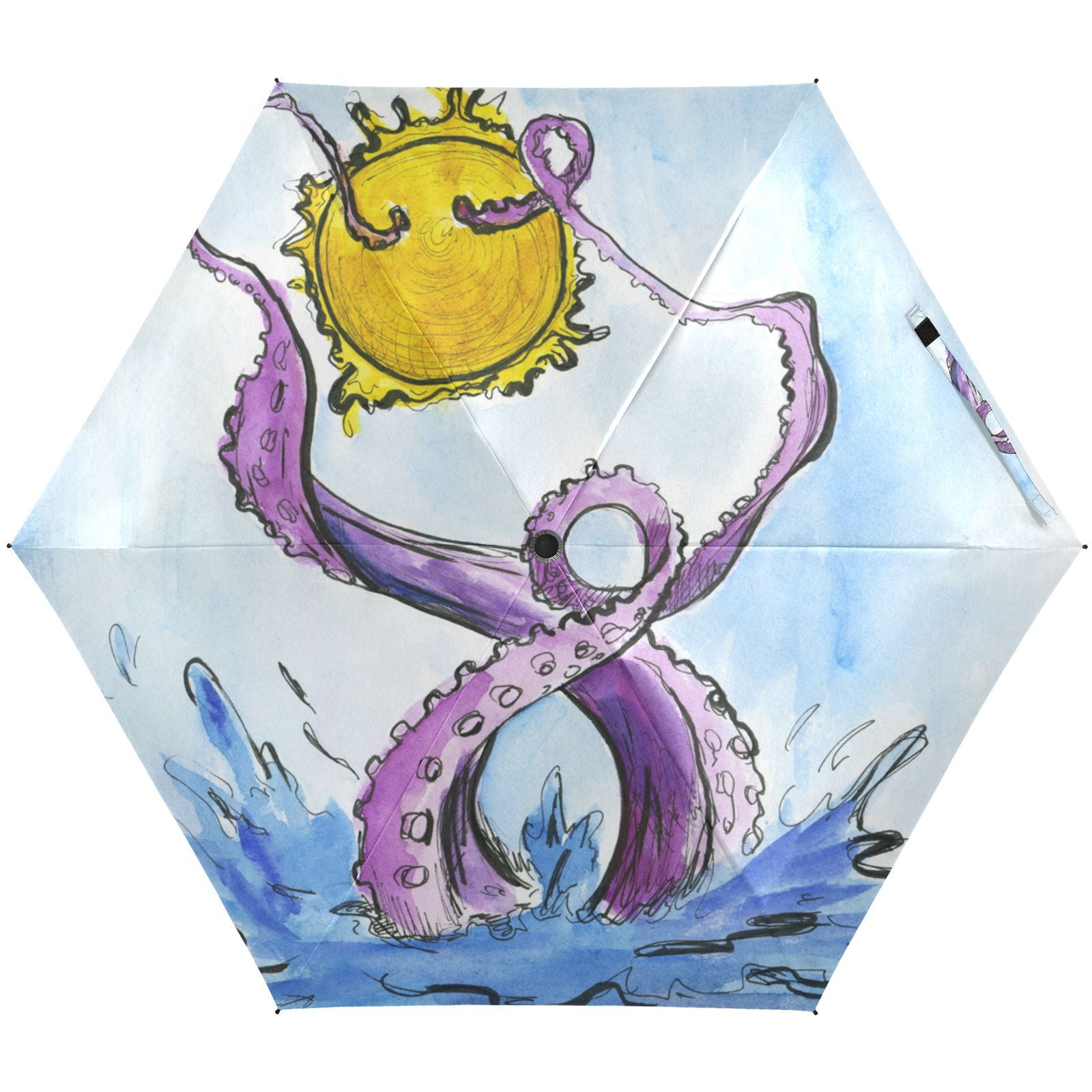 JSTEL Octopus Tentacles Reaching Out From Sea To The Sun Folding ...