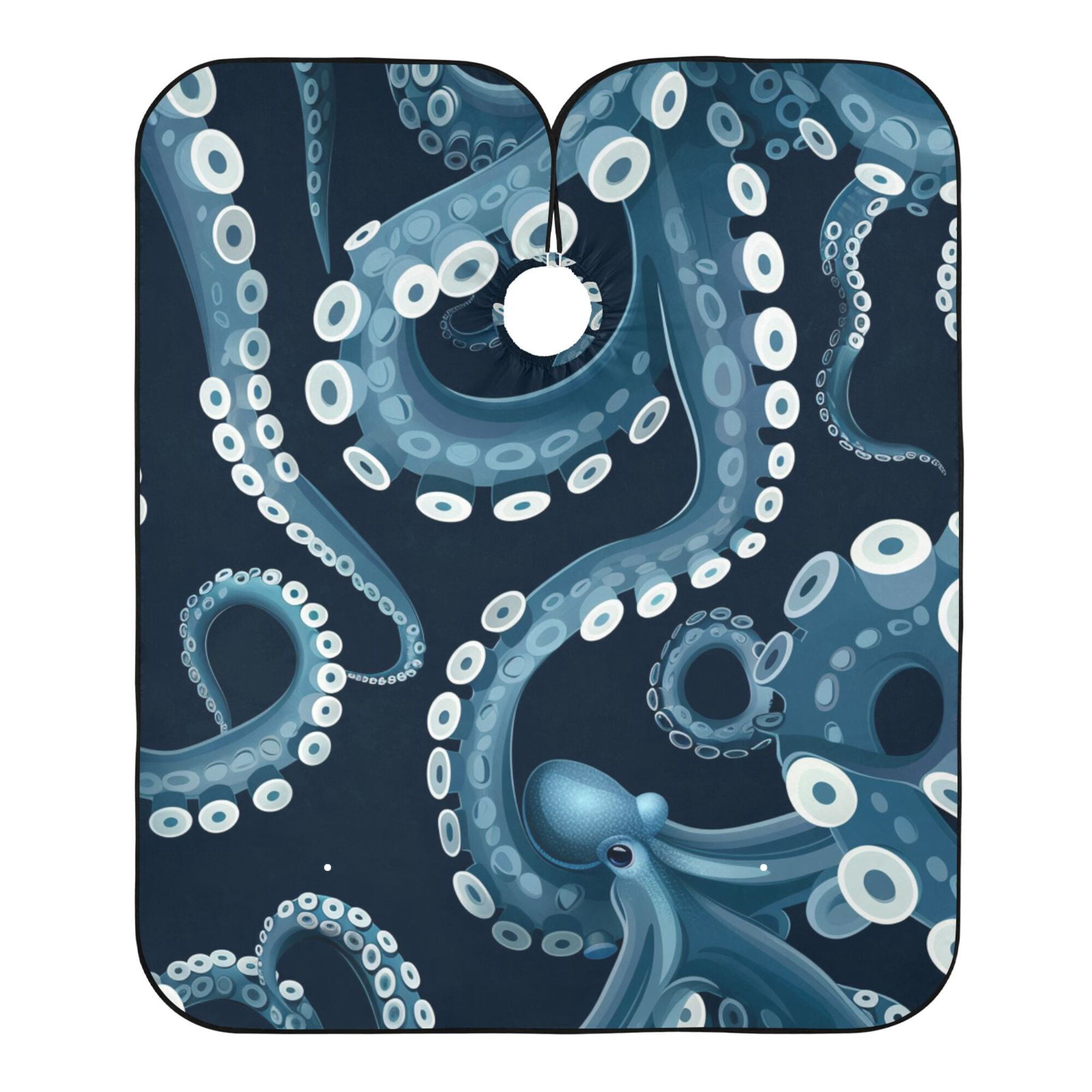 JSTEL Octopus Tentacles Waterproof Barber Cape for Men Women Beard ...