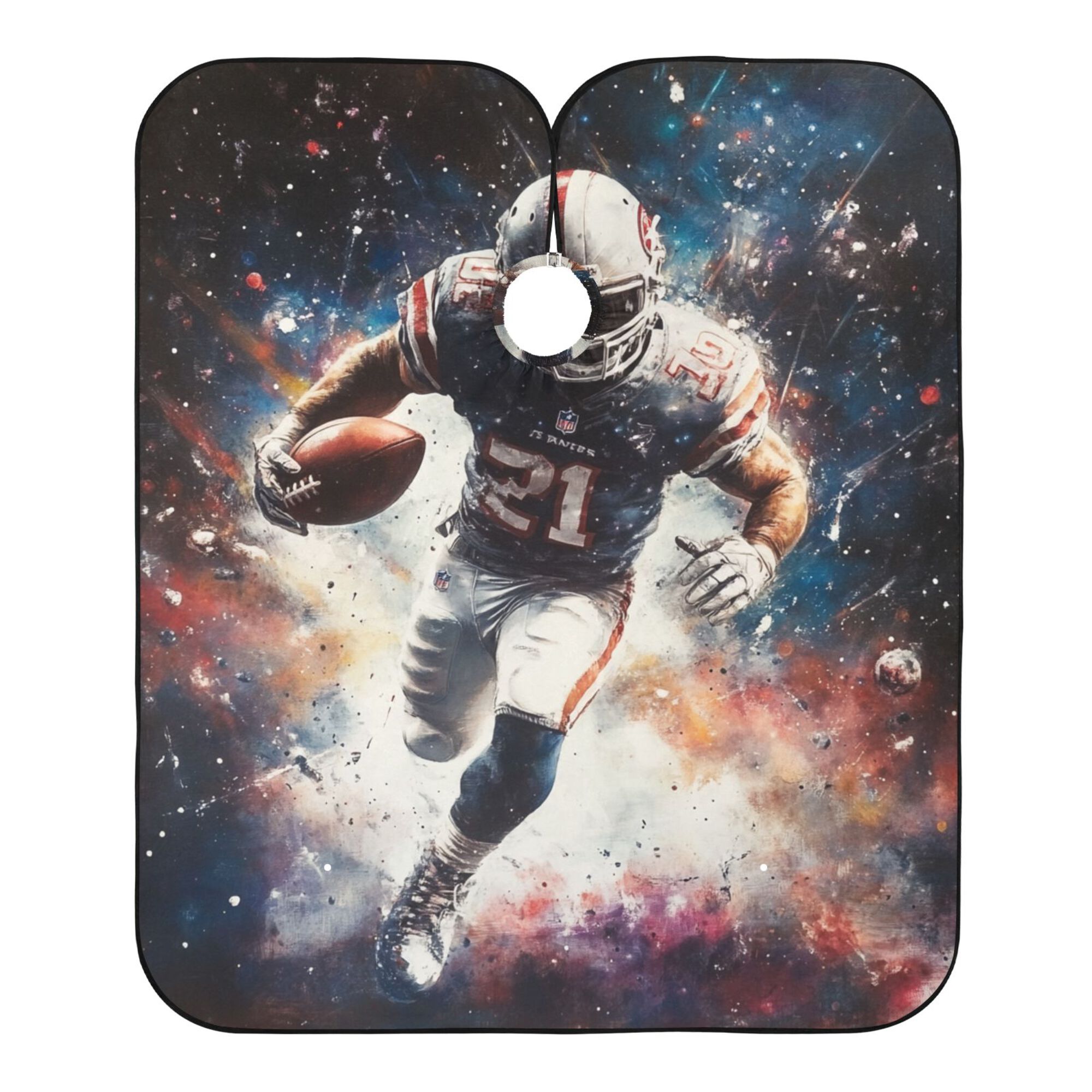 JSTEL Playing Football Waterproof Barber Cape for Men Women Beard ...