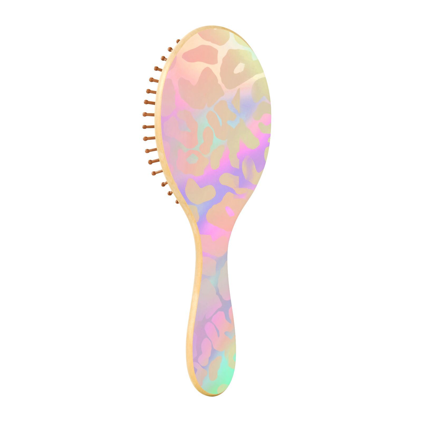 JSTEL Rainb Leopard Print Laser Cheetah Hair Brush for Women Men ...