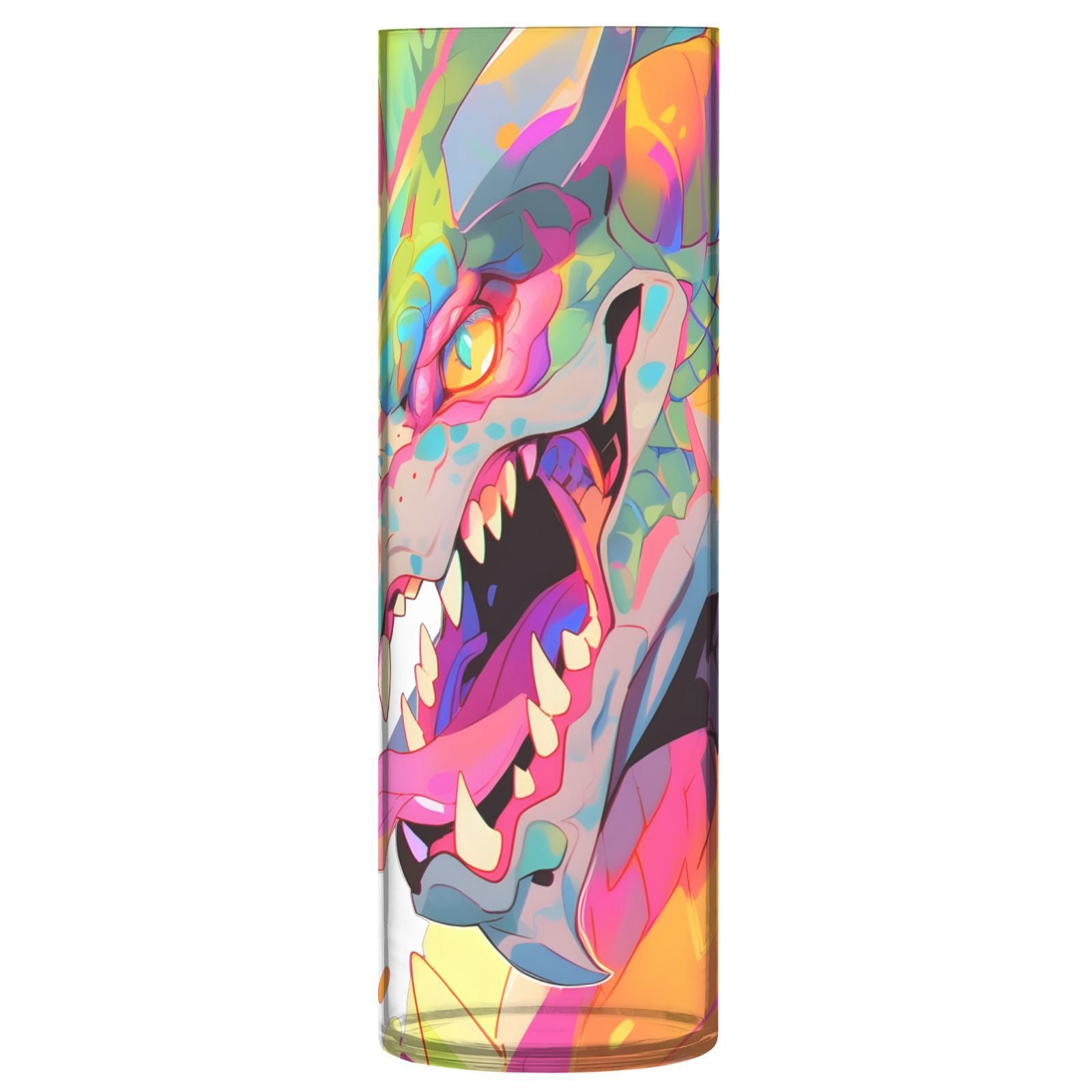 JSTEL Rainbow Dragon Magic Flower Vase Decorative Floreros for Home ...