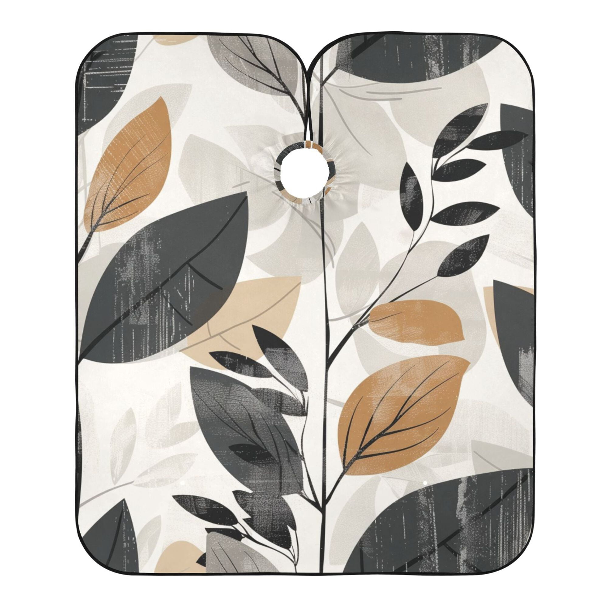 JSTEL Retro Leaf Waterproof Barber Cape for Men Women Beard Shaving Bib ...