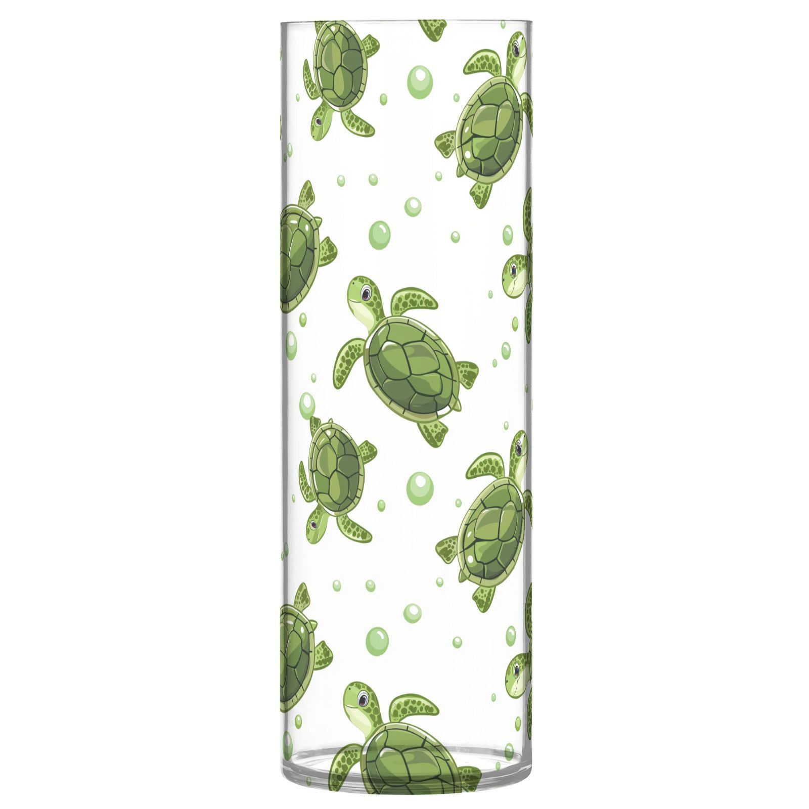 JSTEL Sea Turtle Bubble Flower Vase Decorative Floreros for Home Decor ...