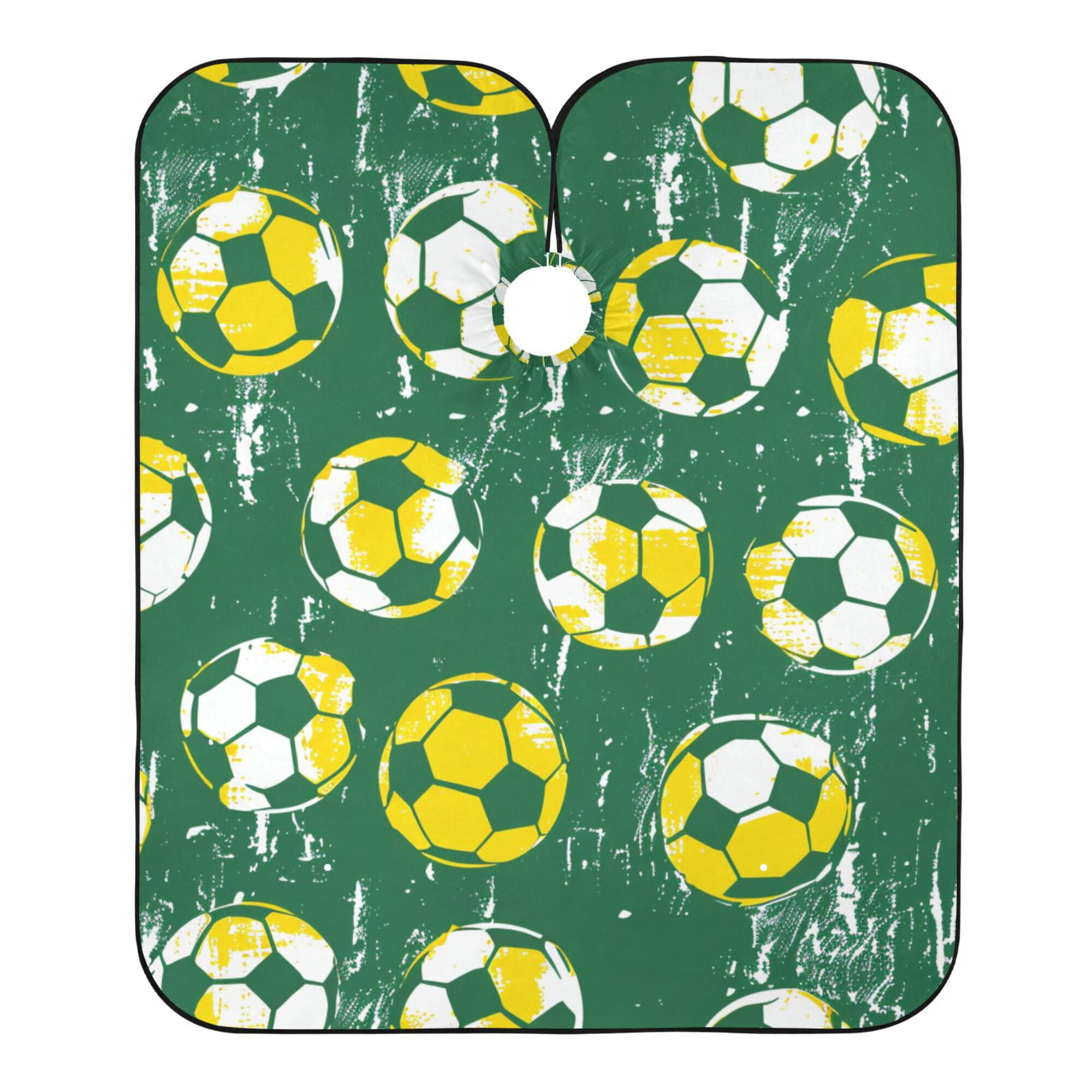 JSTEL Soccer Football Green Waterproof Barber Cape for Men Women Beard ...