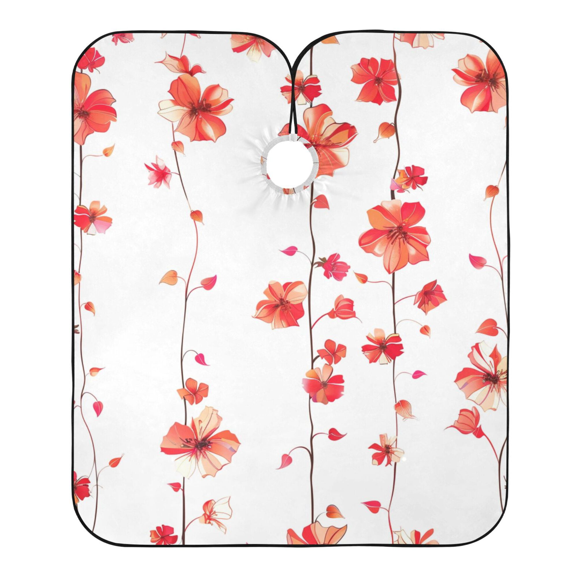 JSTEL Weeping Cherry Blossom Flower Waterproof Barber Cape for Men ...