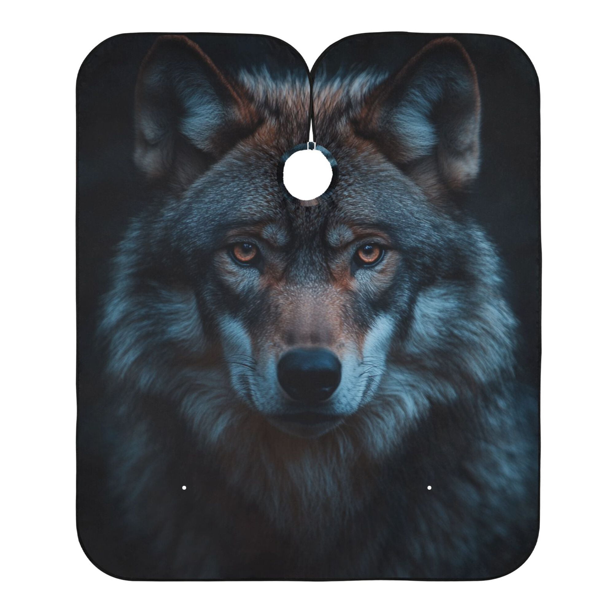 JSTEL Wolf Portrait Waterproof Barber Cape for Men Women Beard Shaving ...