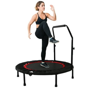 Infans 50" Trampoline for 2 People Foldable Rebouncer w/Adjustable ...