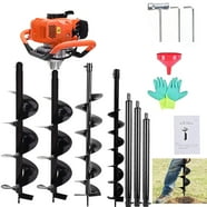 XtremepowerUS 1500W Electric Post Hole Digger Soil Digging Fence Post ...