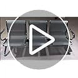 JSUN7 2-Seat Waiting Room Chair - Office Guest Reception Chair, Airport ...