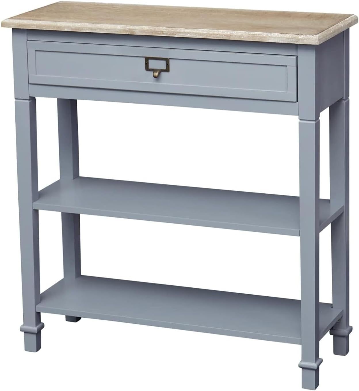 JSUN7 Entryway Table with Storage - Narrow Console Table with Drawer ...