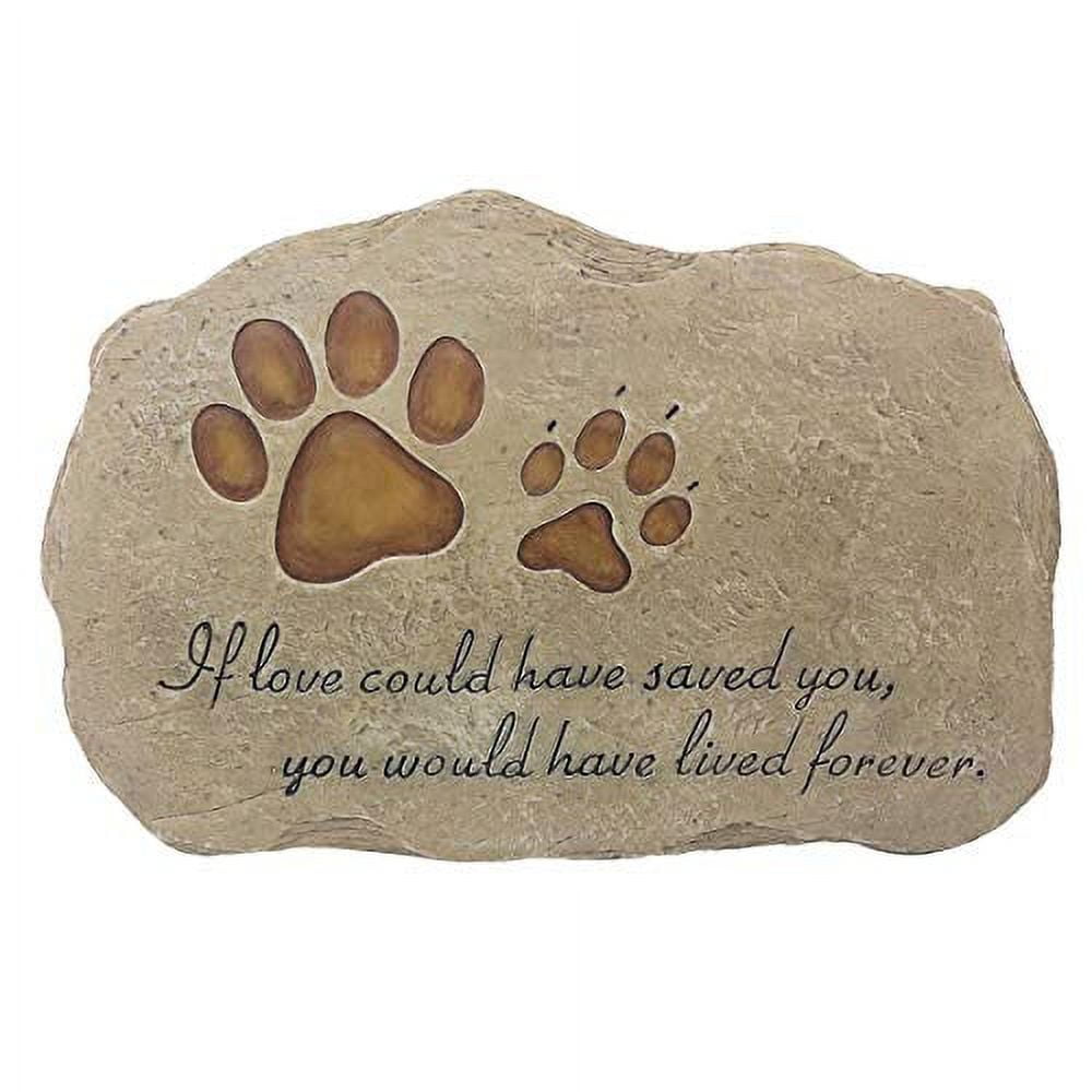 JSYS Pet Memorial Stone Marker for Dog or Cat for Outdoor Garden ...