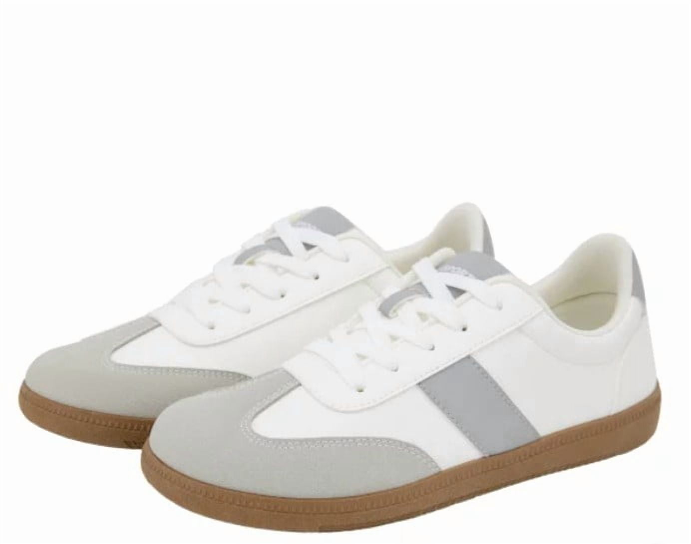 JSport Women's Size 9, Lace-up Sneakers Shoes, White/Grey, New (NO BOX ...