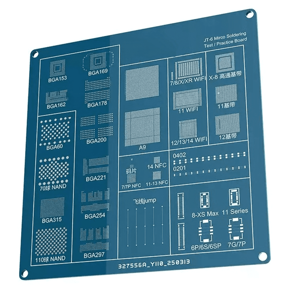JT-6 SMD/SMT BGA Components Soldering Test Practice Board Disassembling ...