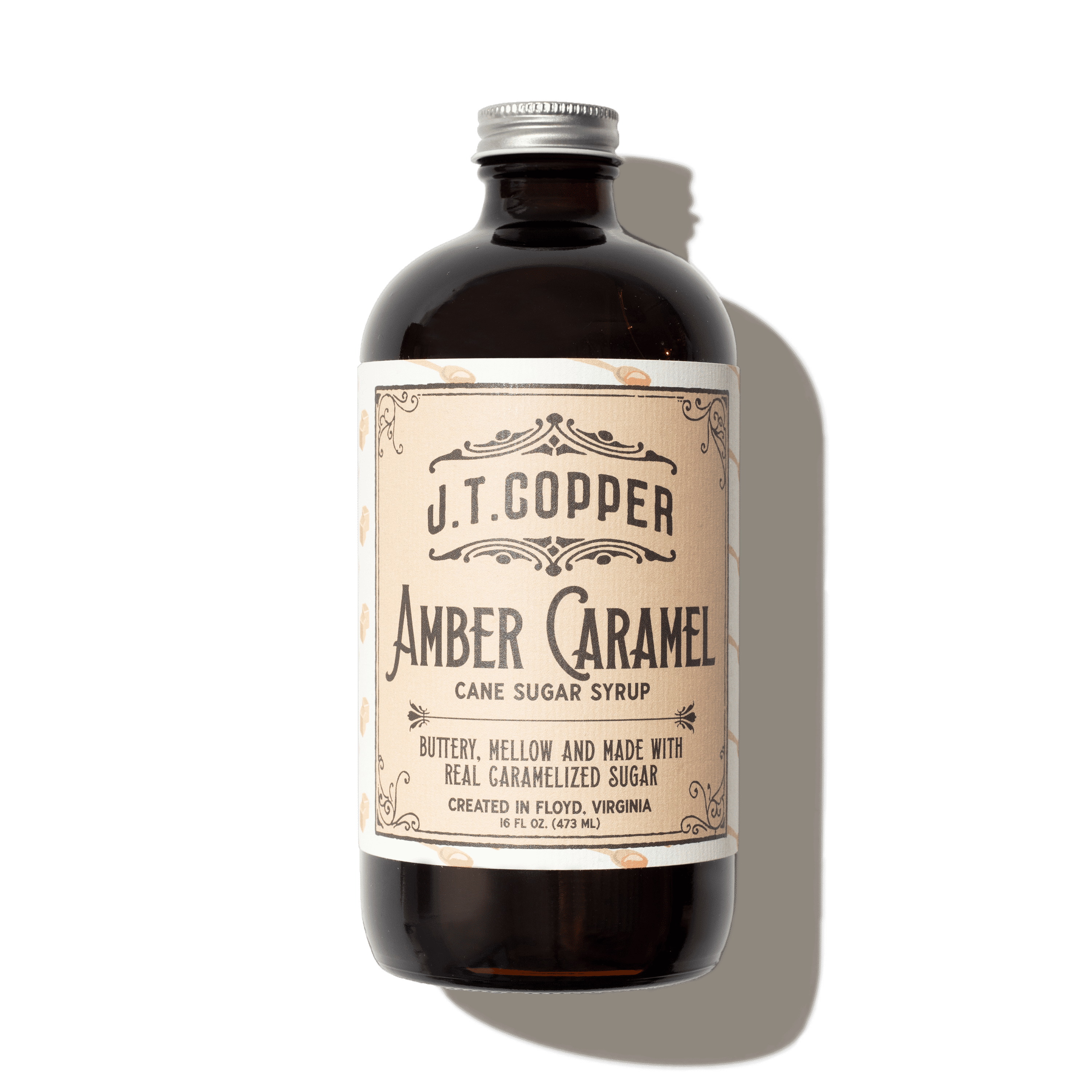 JT Copper, Amber Caramel Syrup, 16oz Bottle - Walmart.com
