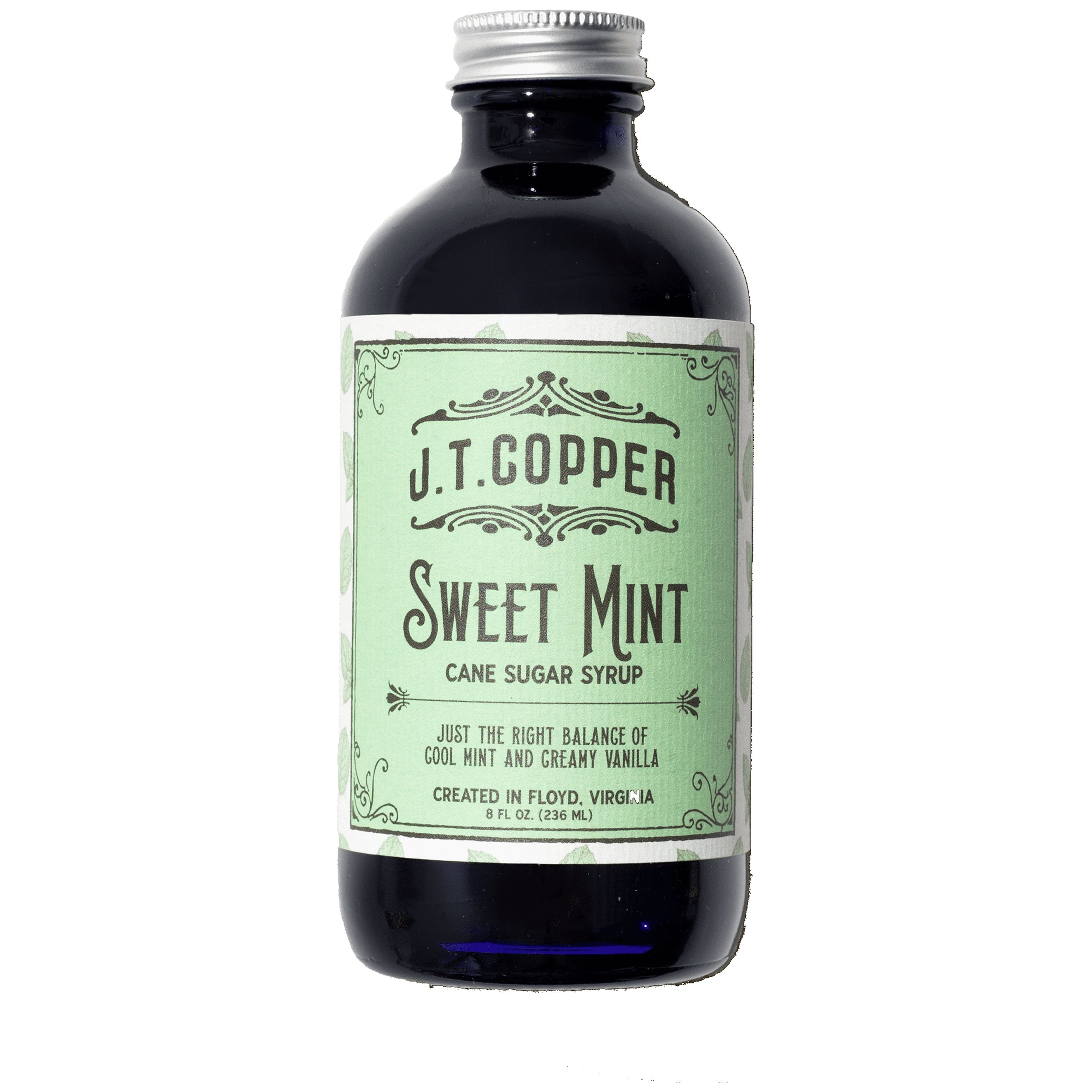 JT Copper, Sweet Mint Syrup, 8 ounce bottle - Walmart.com