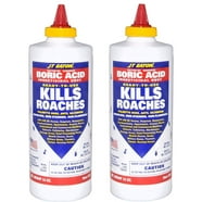 Harris Boric Acid Roach Killer Powder with Applicator, 16 oz. (2-Pack ...