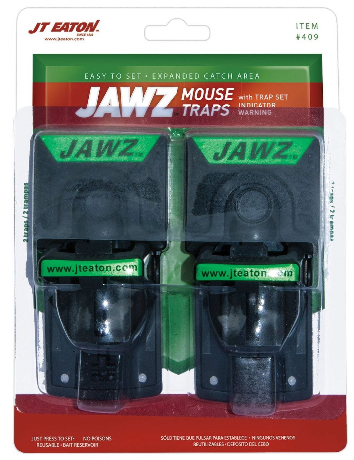 J.T. Eaton 409 Mouse Trap, 5-1/4 in W, 2-1/2 in H - Walmart.com