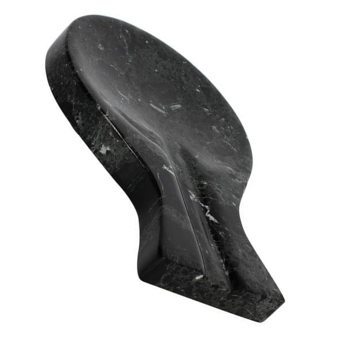 JT Handmade Black Marble Spoon Rest, Spatula Holder Fork Utensil Rest ...