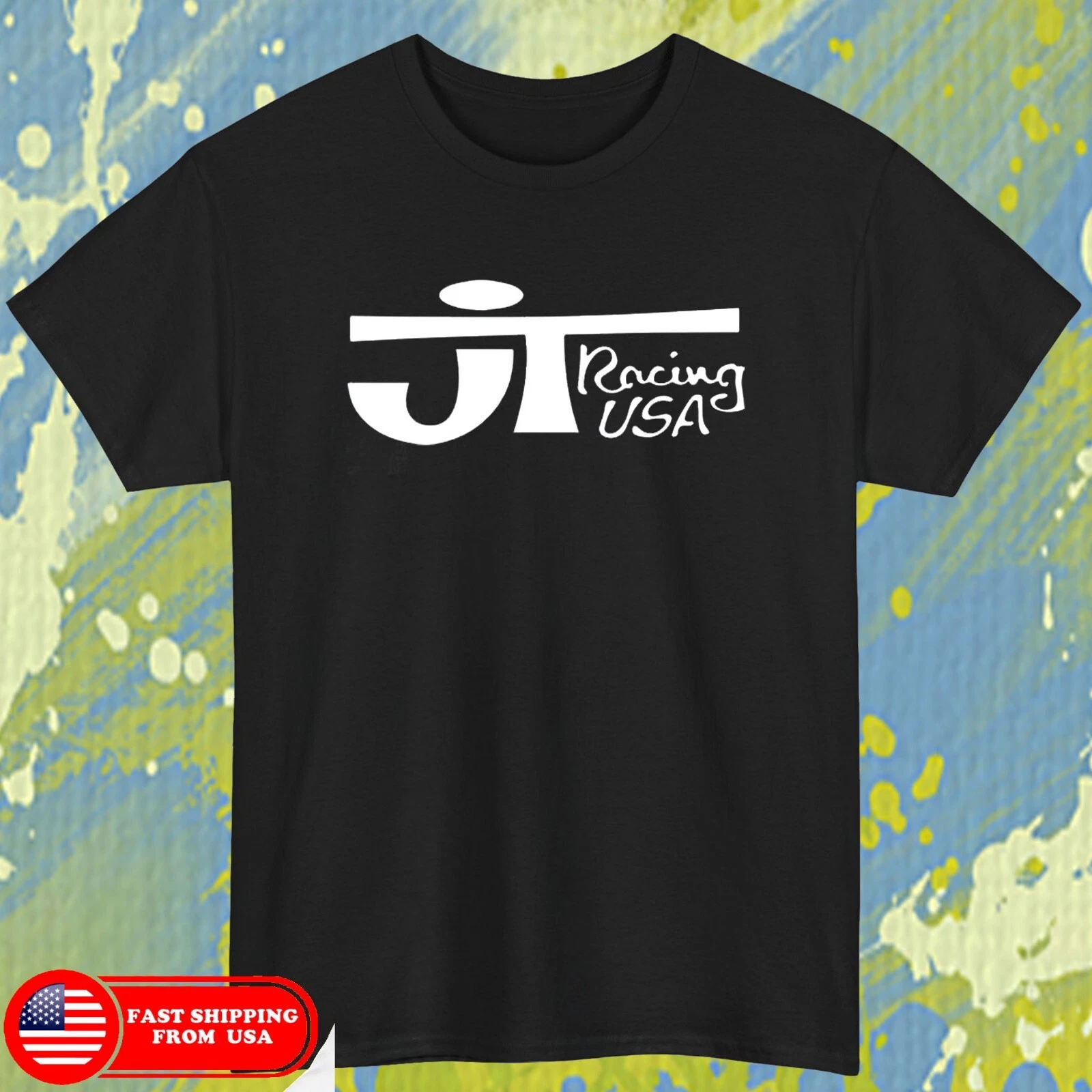 JT Racing Logo Black tshirt size L - Walmart.com