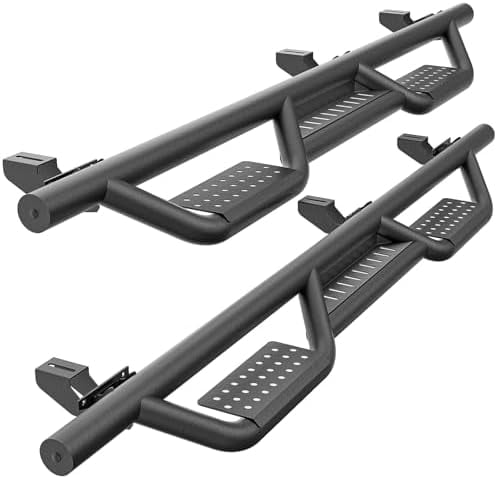 for JT Running Boards Two Stairs Drop Side Steps Compatible with 2020 ...