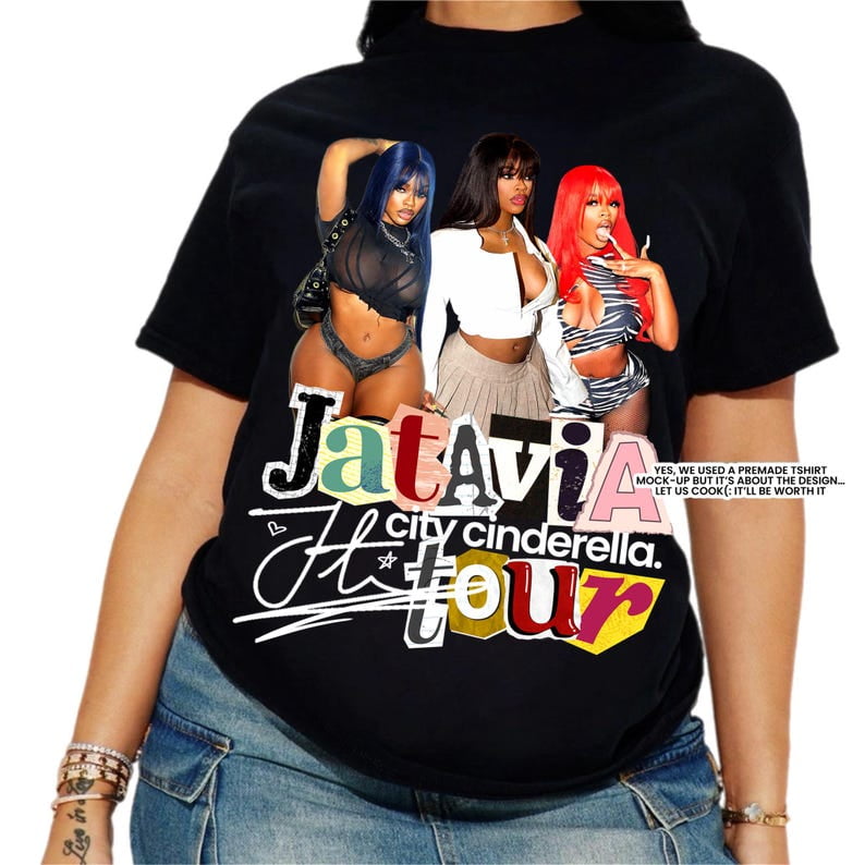 JT Shirt, JT City Cinderella, JT Graphic Tee, Jt Tshirt, Jt Merch, Jt City Girls, Jt Tour, Jt ...