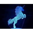 JT Unicorn 3D Night Light Multi 7 Color Changing Illusion Lamp for ...