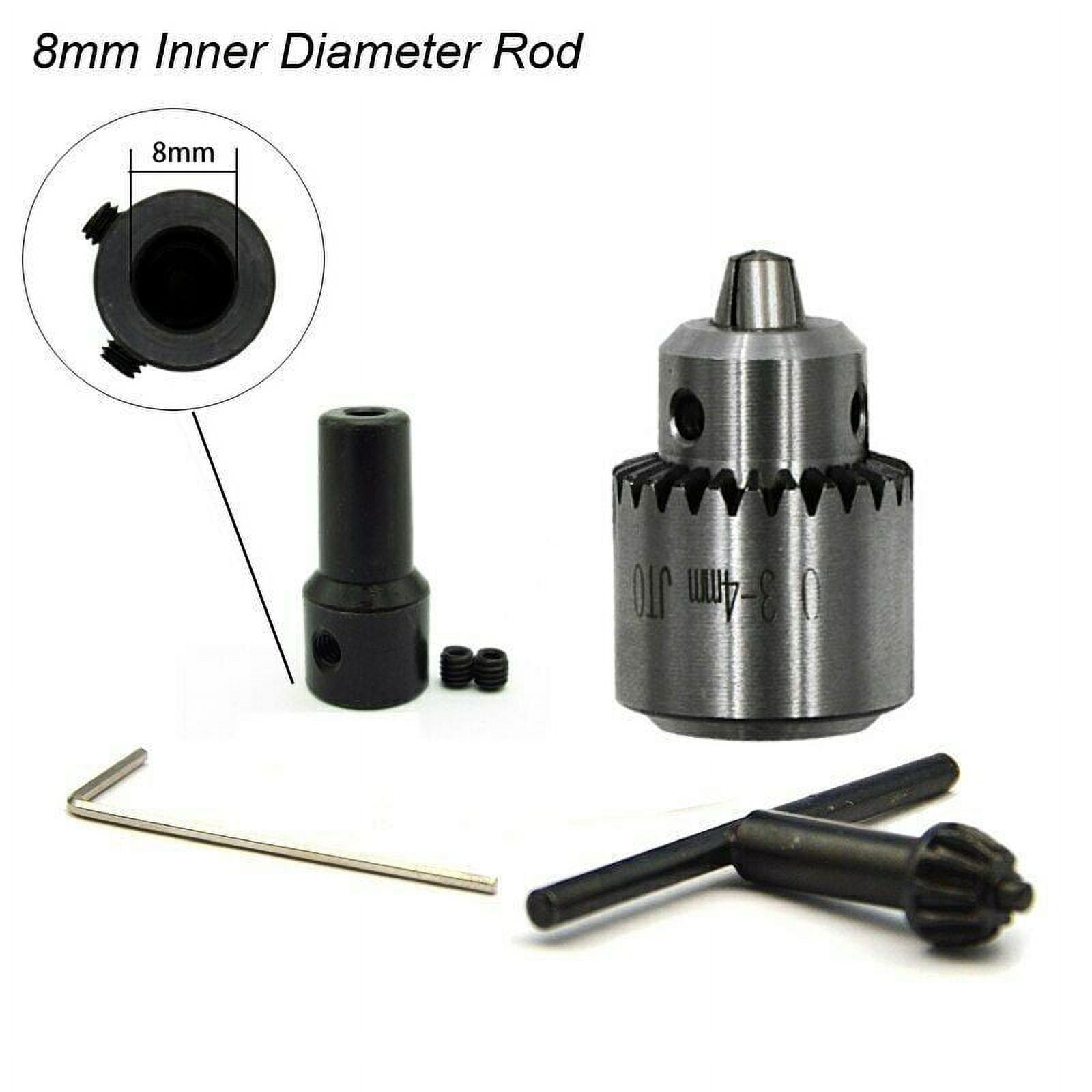 JT0 Micro Motor Drill Chuck with 8mm Motor Connecting Rod Sleeve ...