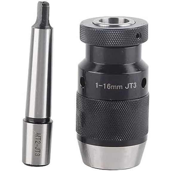 JT3 Pro Series Keyless Drill Chuck, 1-16mm Clamping Range, High ...