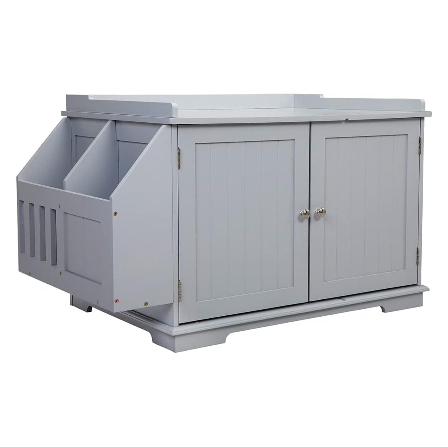 JTAOT Enclosed Large Wooden Cat Litter Box Enclosure for Large Cat ...