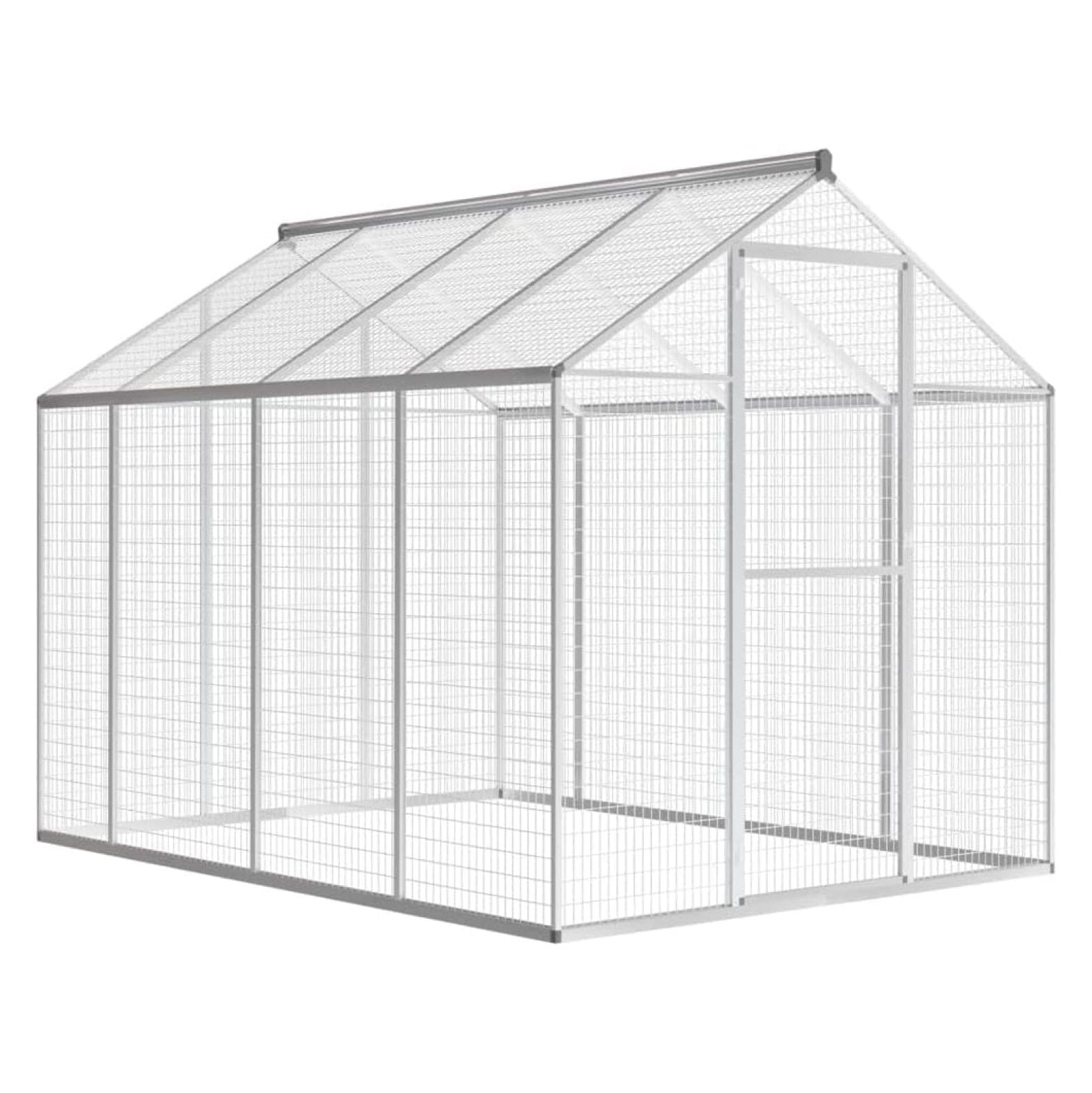JTAOT Outdoor Aviary Aluminium, Outdoor Indoor Large Cage Aviary Pet ...