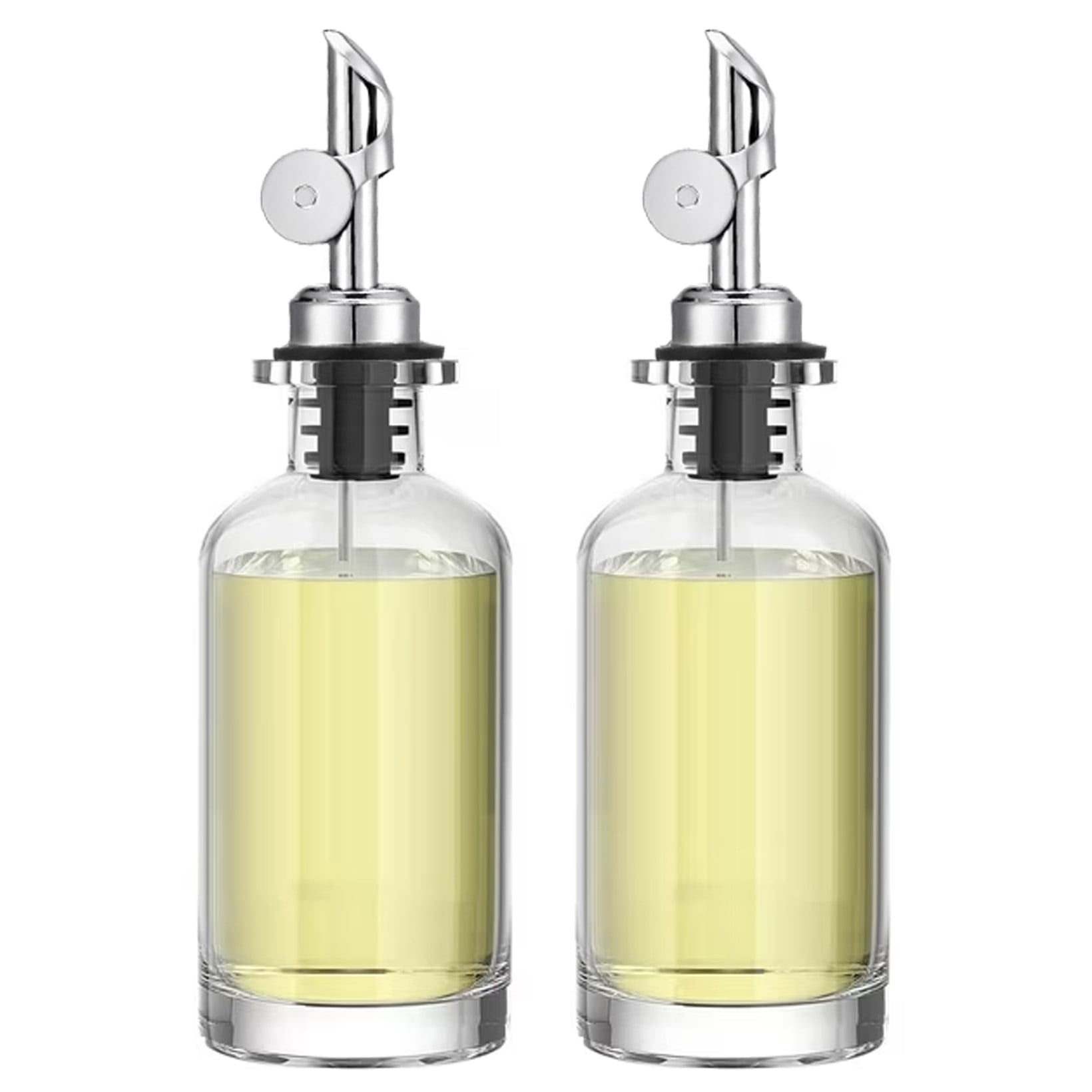 JTCAREERS 2 Pack Olive Oil Dispenser Bottle, 12 oz Oil Bottles for ...