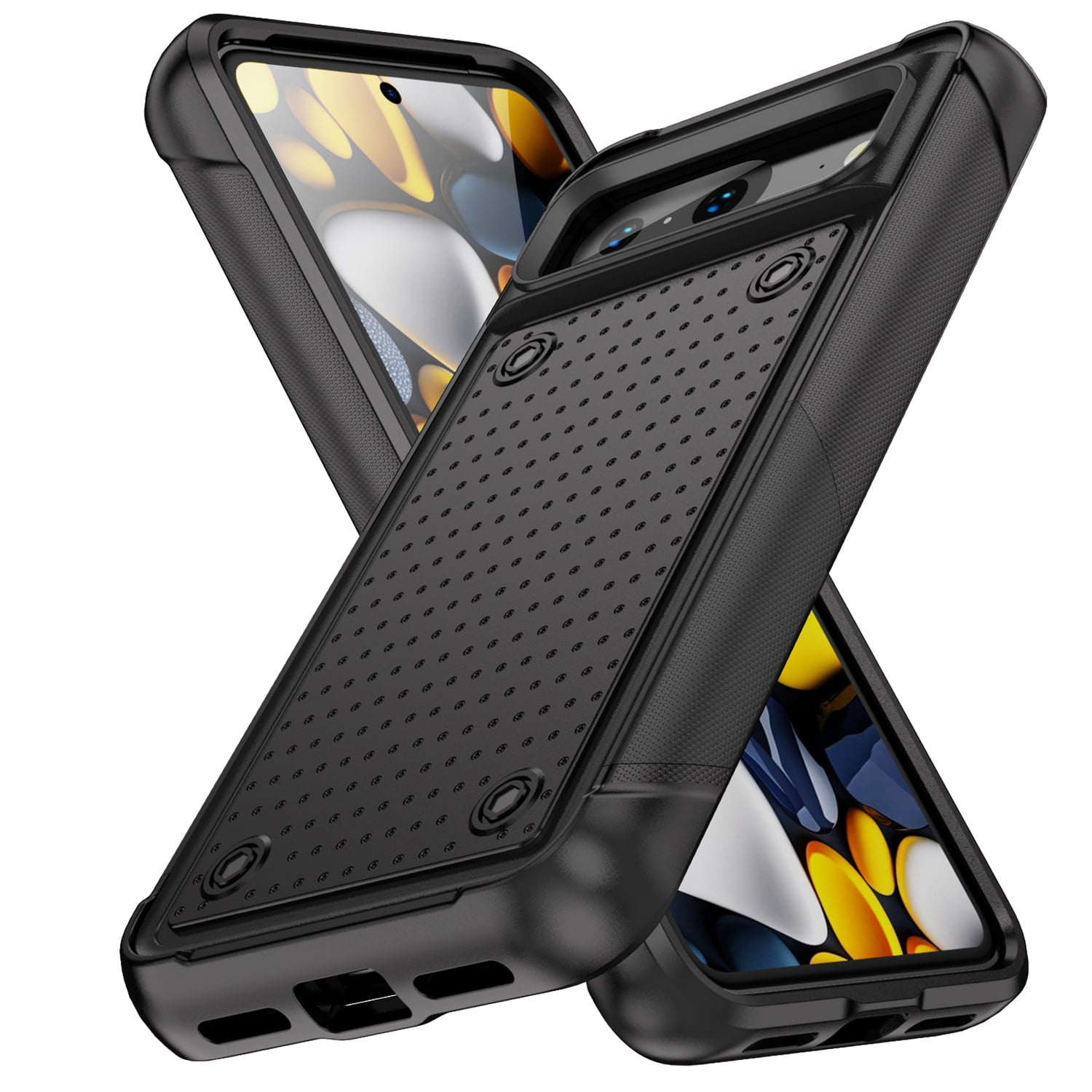 JTCASES for Google Pixel 7A Case, Hybird PC TPU Anti-slip, Shockproof ...