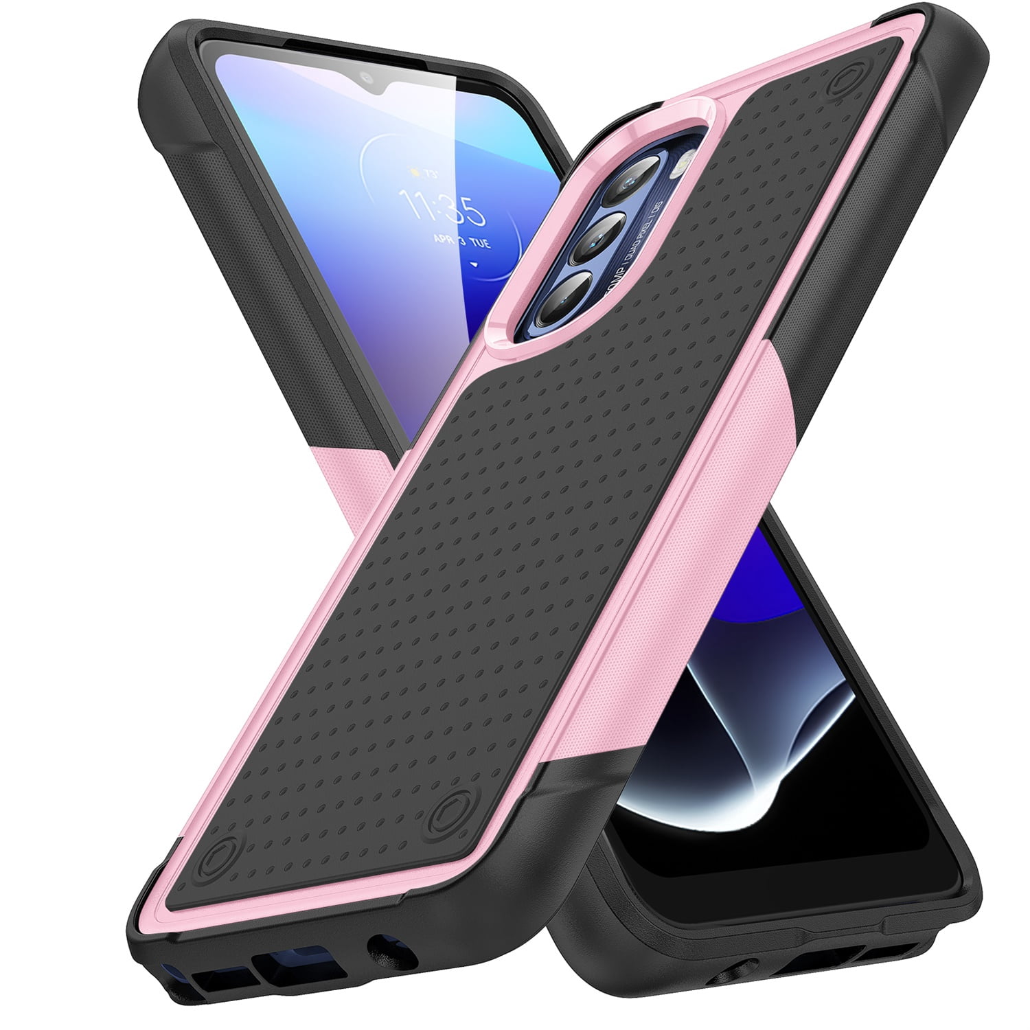 JTCASES for Motorola Moto G 5G Case, Hybird PC TPU Anti-slip ...