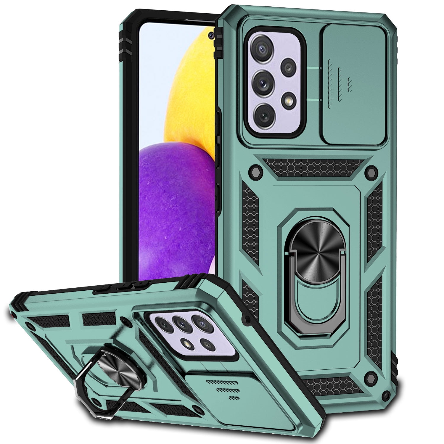JTCASES for Samsung Galaxy A73 5G Case, Heavy Duty Protection Magnetic ...