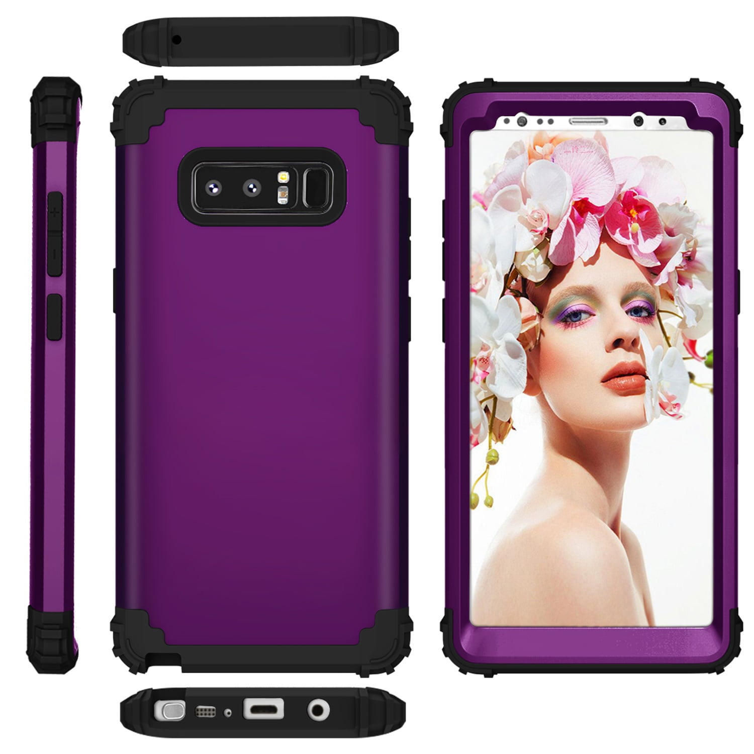 Jtcases For Samsung Galaxy Note 8 Case Drop Resistant Corners