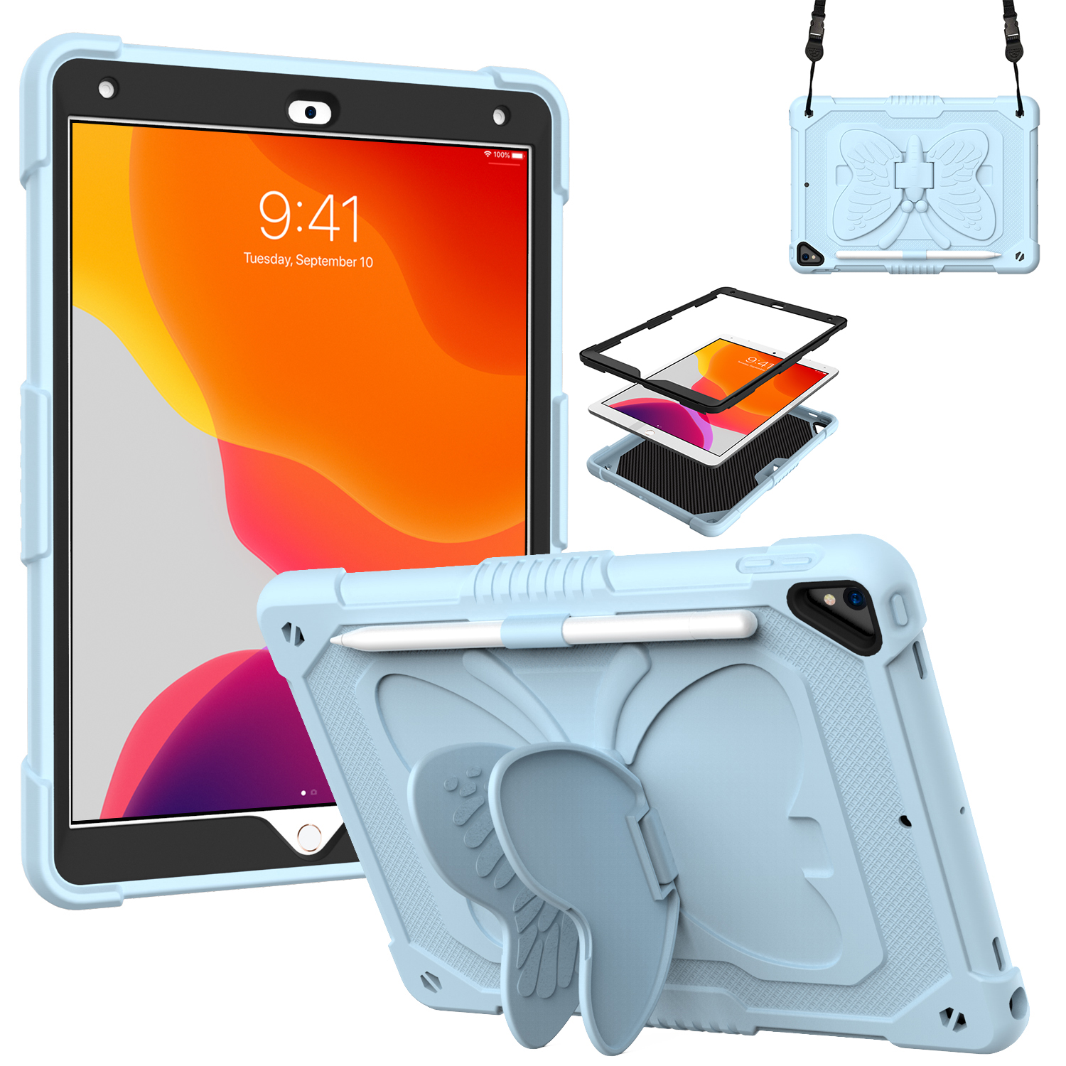 JTCASES for iPad 10.2 inch 9th/8th/7th Generation (2021/2020/2019) Case ...