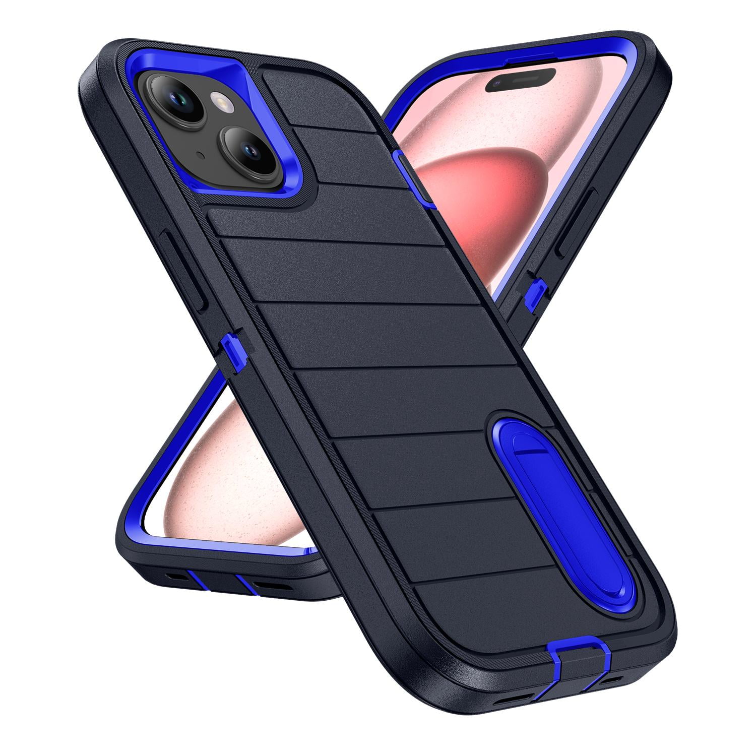 JTCASES for iPhone 15 Plus Case, iPhone 15 Plus Case with Built in ...