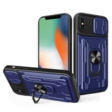 JTCASES for iPhone X/XS Case, Slide Camera Window + Card Slot ...