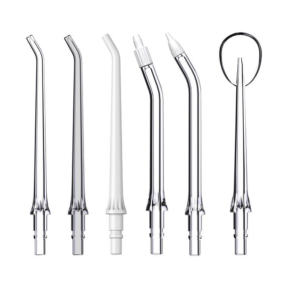 JTF Water Flosser Replacement Jet Tips, 6 Pack, Fits F300 F200 ...