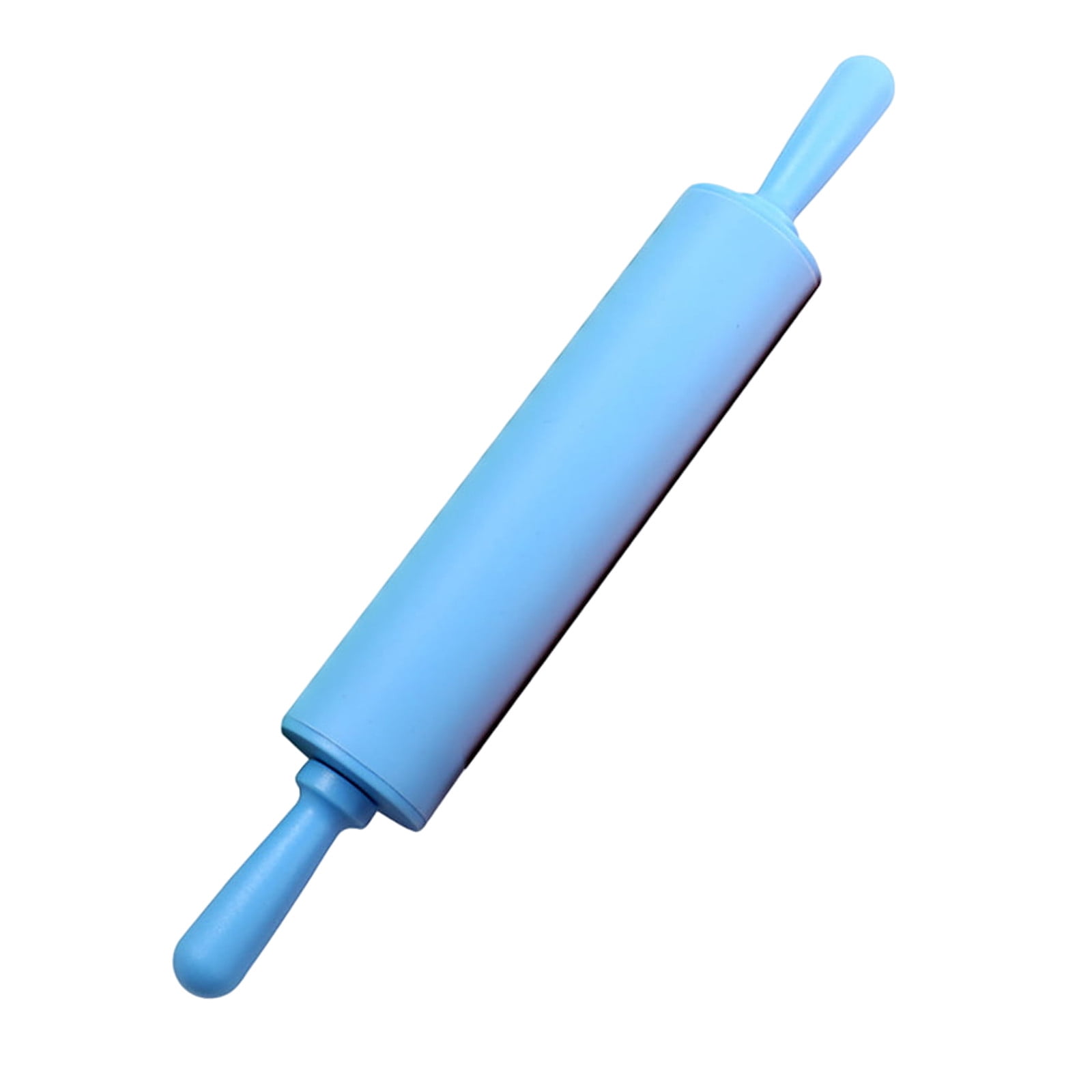 JTHNC Silicone Rolling Pin Dough Roller For Pizza Cookie With Wooden ...