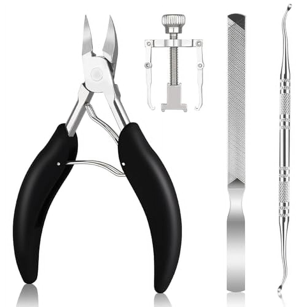 JTIEO 4 Pack Ingrown Toenail Clippers Kit for Ingrown & Thick Nail ...