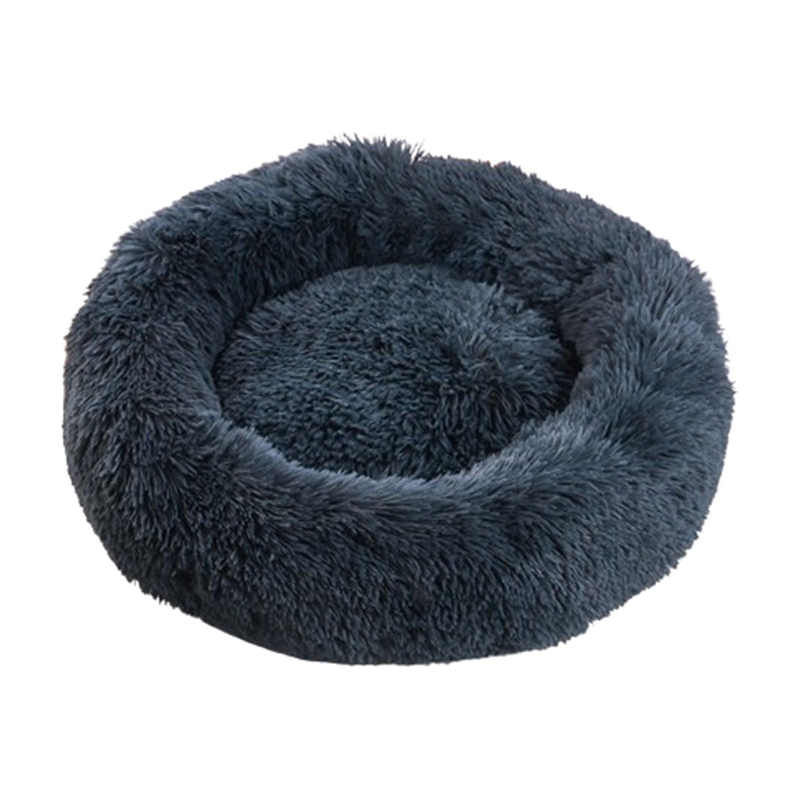 JTNeq Round Warm Pet Kennel - Plush Cats Bed and Dogs House Ideal for ...