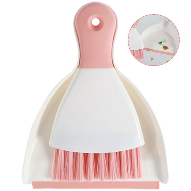 JTNero Mini Dustpan and Brush Set Portable Table Top Cleaning Brush and ...