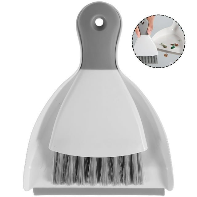 JTNero Mini Dustpan and Brush Set Portable Table Top Cleaning Brush and ...